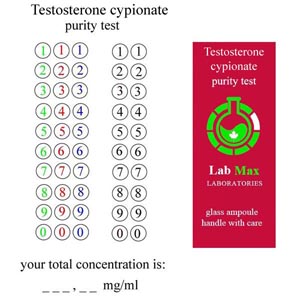 Testosterone cypionate Assay (Quantity) test, Concentration Tests ...