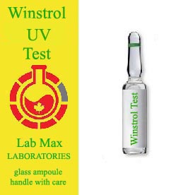 Winstrol UV test, Single Test Pills / Raws, winstrol_UV_test